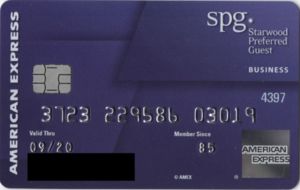 Bank Card: SPG Business (American Express, United States of America ...