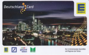 Functional Card: Frankfurter Skyline + Edeka (DeutschlandCard, Germany ...