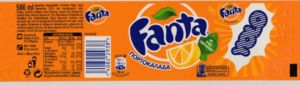 Drink Label: Fanta Orangeade, YOLO (Coca-Cola 3E Greece ABEE, Greece ...