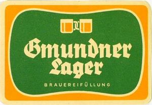 Drink Label: Gmundner Lager (Brauerei Gmunden, AustriaCol:AT-BEER-000669