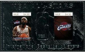 Stamp: Cleveland Cavaliers (Niue(NBA Players and Teams) Mi:NU BL152,Sn ...