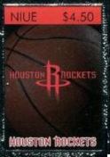 Stamp: Houston Rockets Team (Niue(NBA Players and Teams) Mi:NU 1103,Sn ...