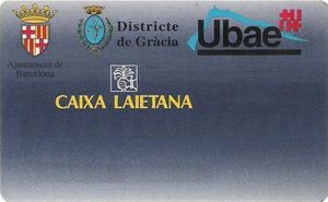 Bank Card: Ubae (Caixa Laietana, SpainCol:ES-GM-0043
