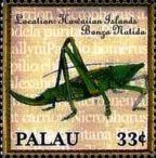 Stamp: Banza natida (Palau(Insects) Mi:PW 1466,Sn:PW 506a,Yt:PW 1271,Sg ...