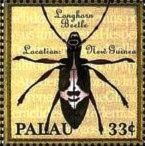 Stamp: Longhorn beetle (Palau) (Insects) Mi:PW 1480,Sn:PW 506o,Yt:PW ...