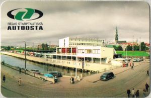 Pocket Calendar: Riga International Bus Station (Latvia(Advertising ...
