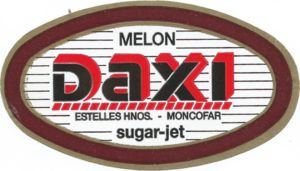 Fruit Sticker: Daxi Melon sugar jet (SpainCol:ES-FR-00032
