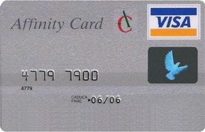 Tarjeta de Banco: Affinity Card (Unoe Bank, S.A., EspañaCol:ES-VI-0738.02