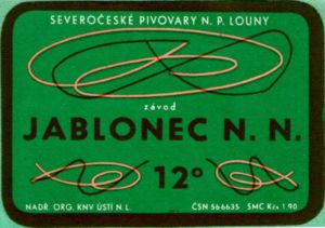 Drink Label: H02I-Jablonec n. N. 12 (Pivovar Jablonec nad Nisou /closed ...