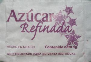 Sobre de azúcar: Azucar Refinada (México(Sugar) Col:MEX-N-0058