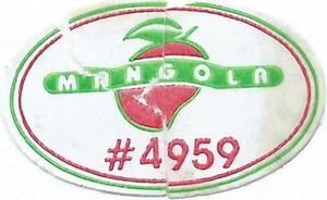 Adesivo de Frutas: Mangola #4959 (BrasilCol:BR-FR-00119 🍎