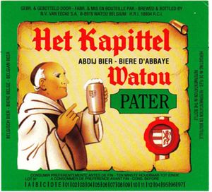 Drink Label: Het Kapittel Watou Pater (Brouwerij Van Eecke, BelgiumCol ...