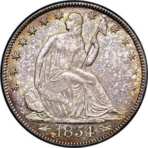 Coin: 50 Cents / Half Dollar (Seated Liberty - Arrows) (United States ...