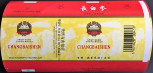 Cigarette Pack: Changbaishen (China, People's RepublicCol:CN-CT-2563