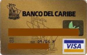 Bank Card: BANCO DEL CARIBE (Banco Del Caribe, VenezuelaCol:VE-VI-0071