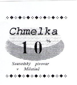Etiqueta de bebida: Chmelka 10 (Minipivovar U bojiště Miletín ...