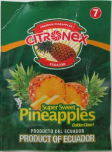 Fruit Sticker: Citronex 7 (EcuadorCol:EC-FR-00120