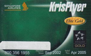 Functional Card: Singapore Airlines - KrisFlyer (Airlines, Singapore ...