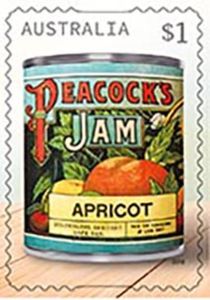 Stamp: Vintage Jam Labels - Peacock's Jam (Australia(Vintage Jam Labels ...