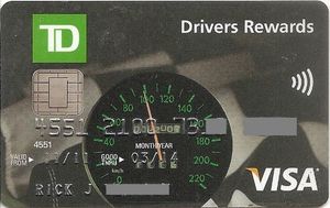 Bank Card: TD Drivers Rewards (TD Canada Trust / The Toronto Dominion ...