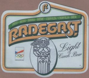Drink Label: ALP1-Radegast light (Pivovar Most /closed/, Czech ...