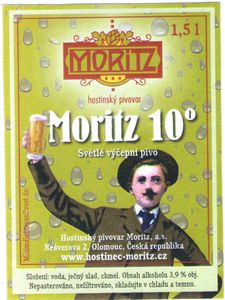 Drink Label: Moritz 10 (Hostinský pivovar Moritz Olomouc, Czech ...