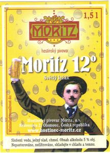Etiqueta de bebida: Moritz 12 (Hostinský pivovar Moritz Olomouc ...