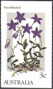 Stamp: Royal Bluebell (Wahlenbergia gloriosa) (Australia(Alpine ...