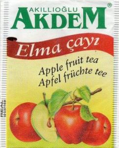 Tea Bag: Elma çayi/Apple fruit tea (Akdem, Türkiye (Turkey)(Akillioğlu ...