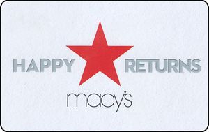 Gift Card: Happy Returns (Macys, United States of America(Merchandise ...