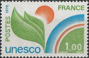Stamp: Unesco (France(Service - UNESCO) Yt:FR S51,Mi:FR U17,Sn:FR 2O17 ...