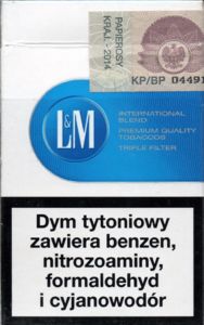 Cigarette Pack: L&M Blue Label (PolandCol:PL-CT-0079