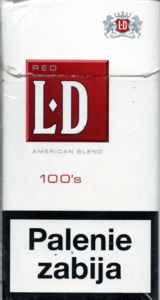 Cigarette Pack: LD Red 100's (PolandCol:PL-CT-0099