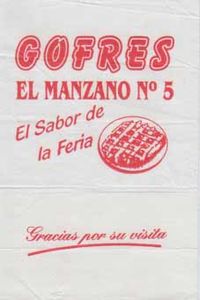 Paper Napkin: Gofres El Manzano nº 5 (SpainCol:ES-16989