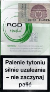 Cigarette Pack: RGD Menthol Superslims (PolandCol:PL-CT-0137 🚬