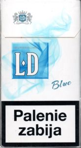 Cigarette Pack: LD Blue Superslims (PolandCol:PL-CT-0145
