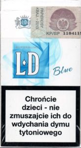 Cigarette Pack: LD Blue Superslims (PolandCol:PL-CT-0145