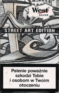 Cigarette Pack: West Silver (PolandCol:PL-CT-0148