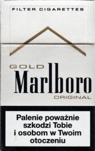 Cigarette Pack: Marlboro Gold Original (PolandCol:PL-CT-0158