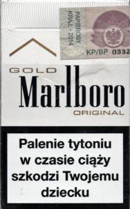 Cigarette Pack: Marlboro Gold Original (PolandCol:PL-CT-0158