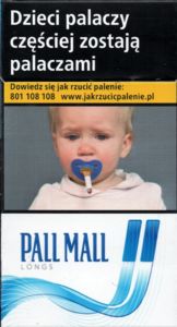 Cigarette Pack: Pall Mall Longs (PolandCol:PL-CT-0166