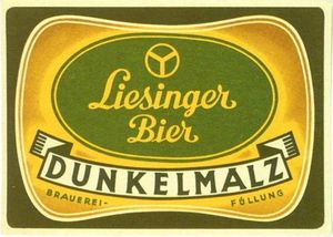 Drink Label: Liesinger Dunkelmalz (Brauerei Liesinger Wien /closed ...