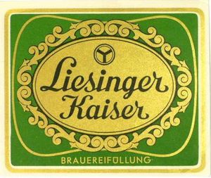 Drink Label: Liesinger Kaiser (Brauerei Liesinger Wien /closed ...
