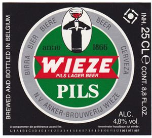 Drink Label: Wieze Pils (Brouwerij Van Roy, BelgiumCol:BE-BEER-020404