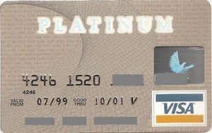 Bank Card: Platinum First USA Bank (First USA Bank, United States of ...