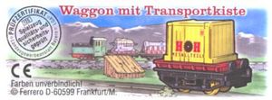 Meal Toy: Waggon mit Transportkiste (Kinder Surprise, Germany, Federal ...