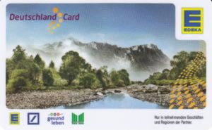 Functional Card: Zugspitze + Edeka (DeutschlandCard, Germany, Federal ...