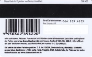 Functional Card: Zugspitze + Edeka (DeutschlandCard, Germany, Federal ...