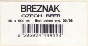 Drink Label: AZ2II-Breznak Czech Beer (Pivovar Velké Březno, Czech ...