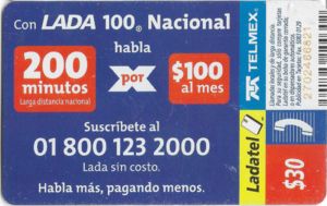 Tarjeta Telefónica: Hablele Este 10 De Mayo (Telmex - Ladatel, México ...